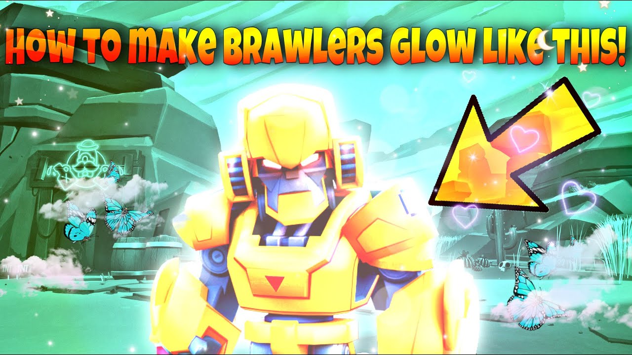 How to make your brawler glow in thumbnails!!! (Tutorial, makes ...