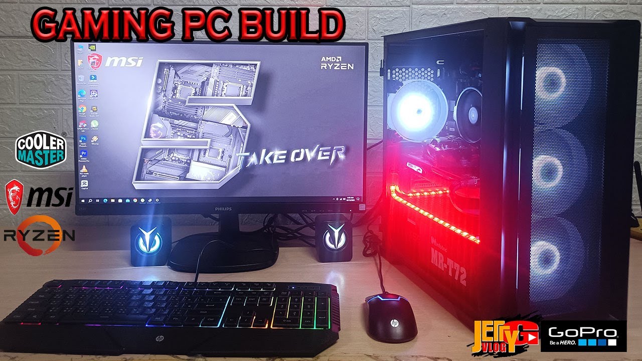 Gaming PC Build for oct 2023 | AMD RYZEN 5 2400G | MSI GAMING - YouTube