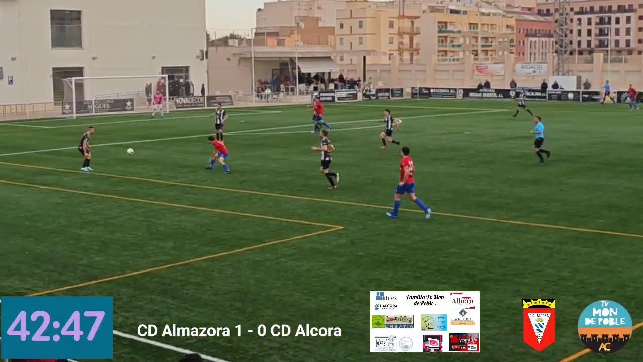 CD Almazora - CD Alcora Primera parte, jornada 14 Lliga comunitat - YouTube