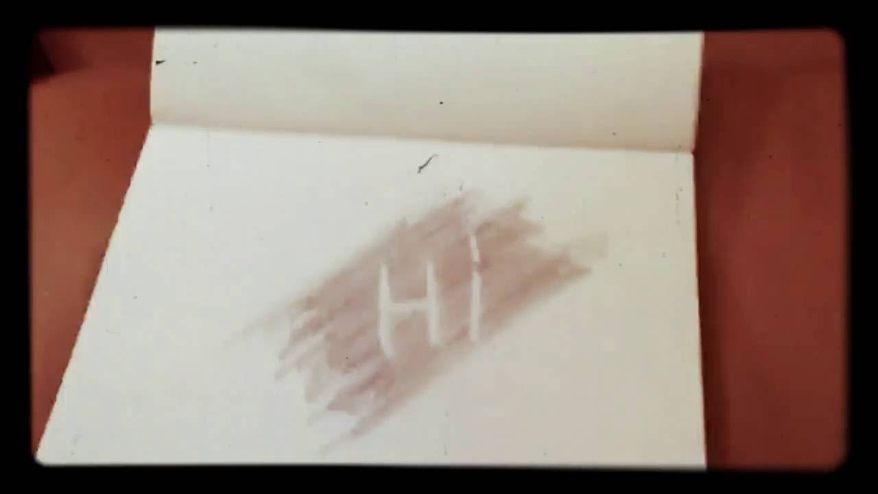 Awesome backwards art - YouTube