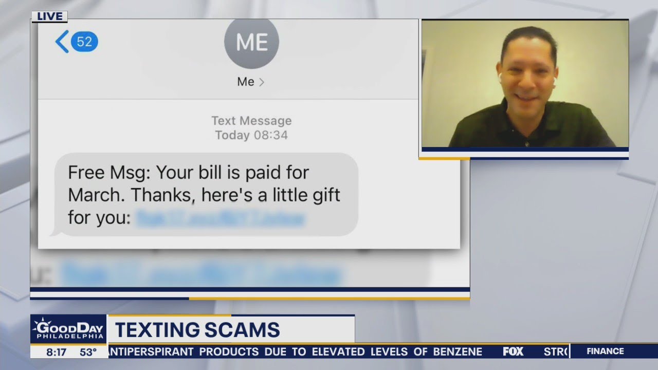 New text message scam appears to come from your own phone number - YouTube