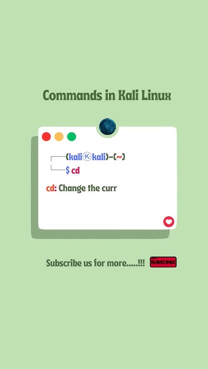 Essential Kali Linux Commands 💻 Kalilinux Linuxcommands Commandline Shorts Cybersecurity