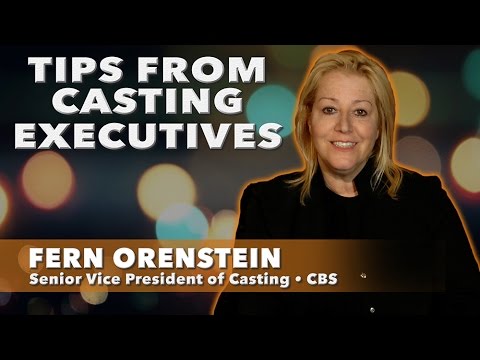 Tips From Casting Executives - Fern Orenstein - YouTube