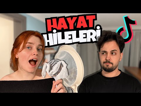 TikTok  HAYAT HİLELERİNİ DENEDİK!