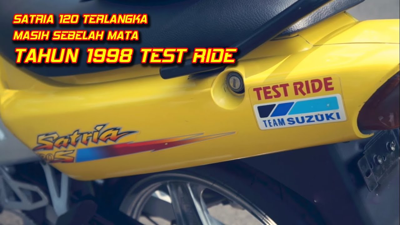 Legenda Suzuki Satria 120S TEST RIDE || Aji VAS - YouTube