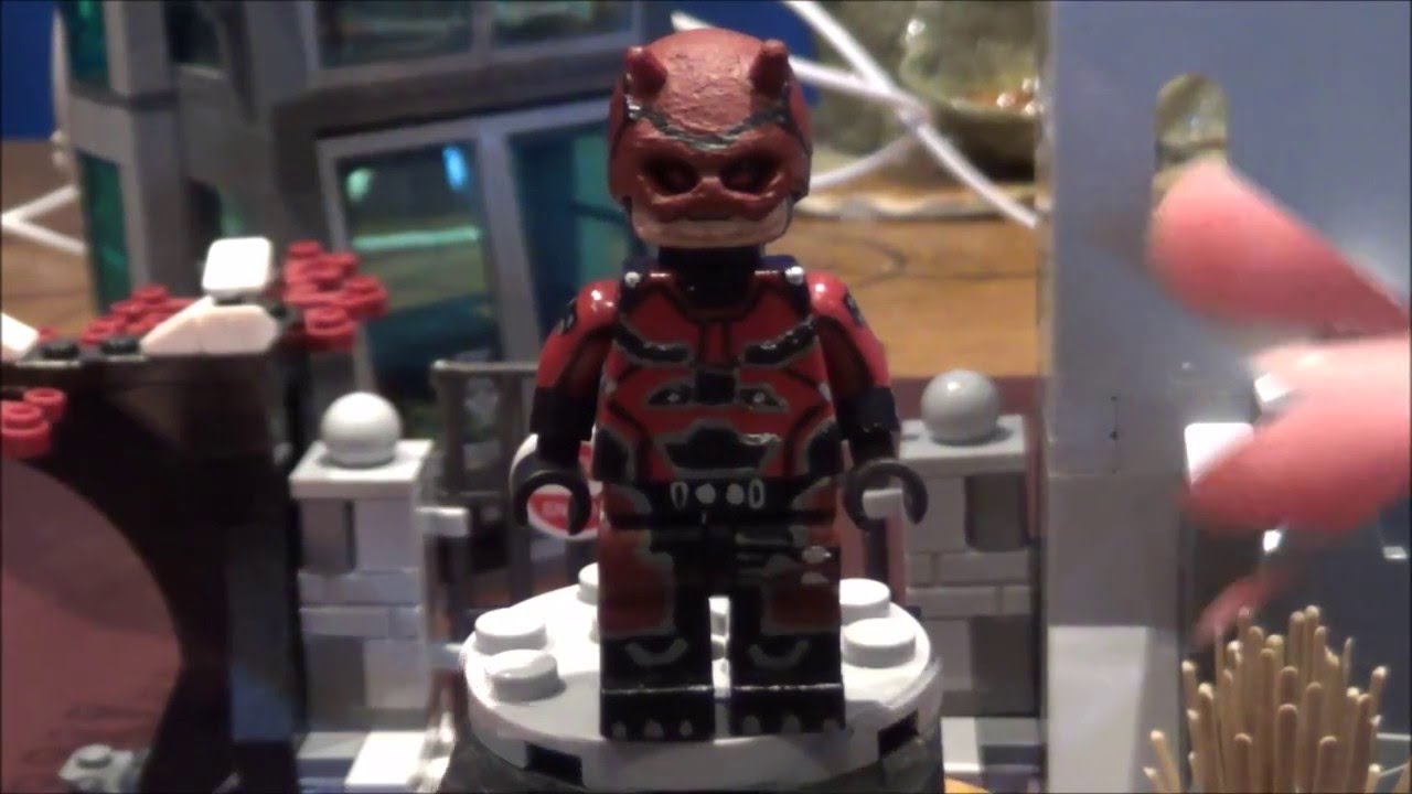 Custom Lego Daredevil Minifigure Showcase/Tutorial! - YouTube