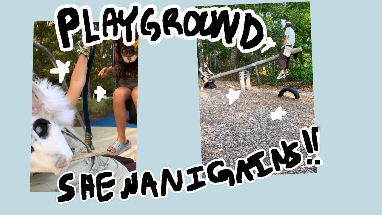 Playground shenanigans!! Featuring my cousin :3 - YouTube