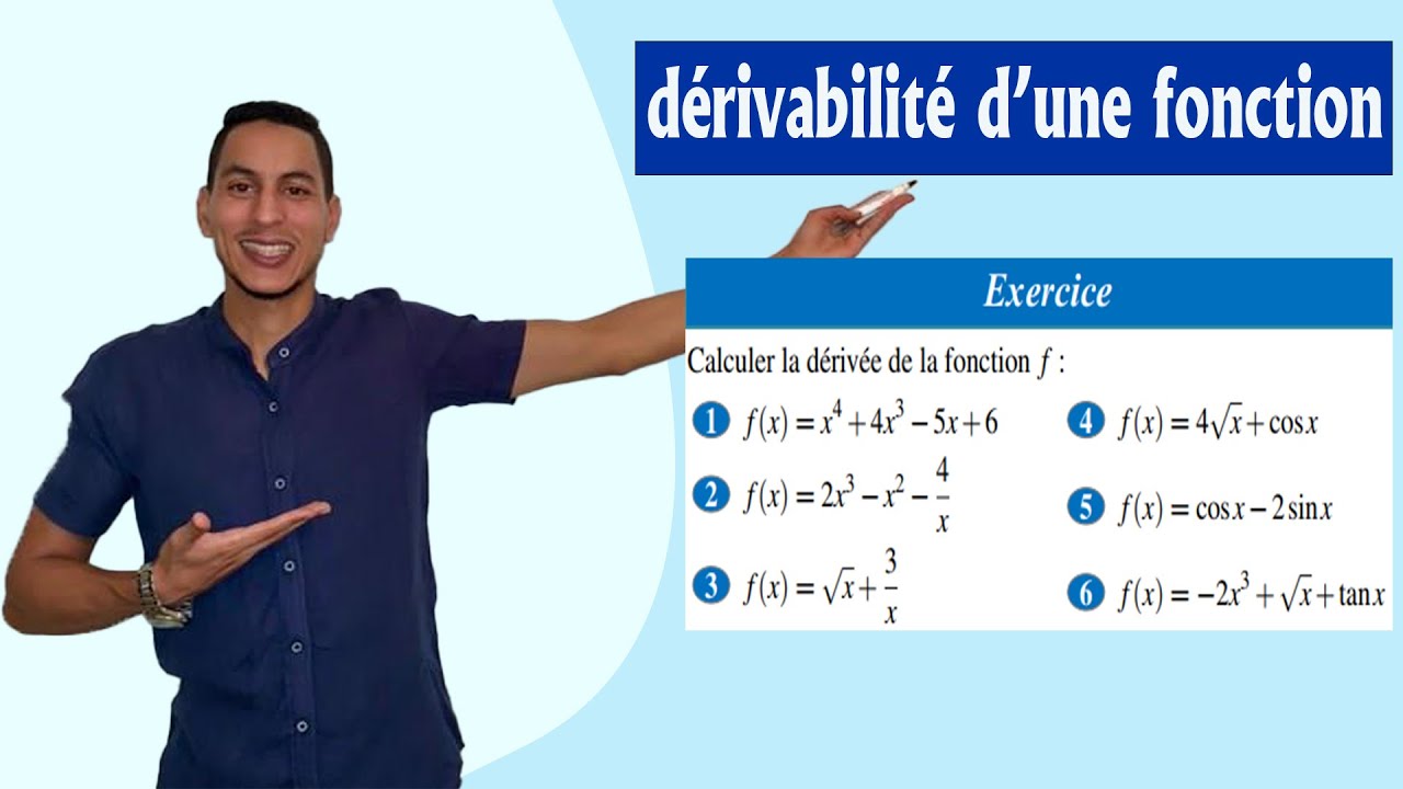 dérivabilité 1bac exercices corrigés - dérivée d'une fonction exercices ...
