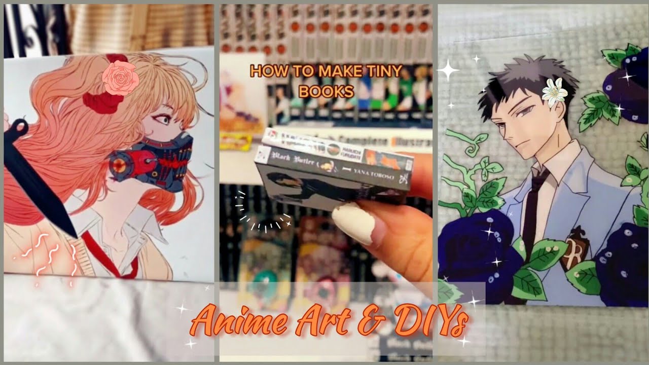 Anime Art & DIYs part 16 - YouTube