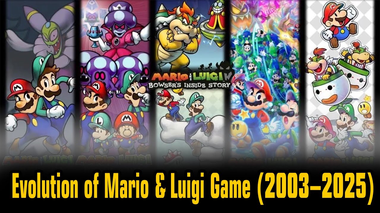 Evolution of Mario & Luigi Game (2003-2025) - YouTube