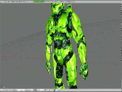 blender Master chief halo 3 remake - YouTube
