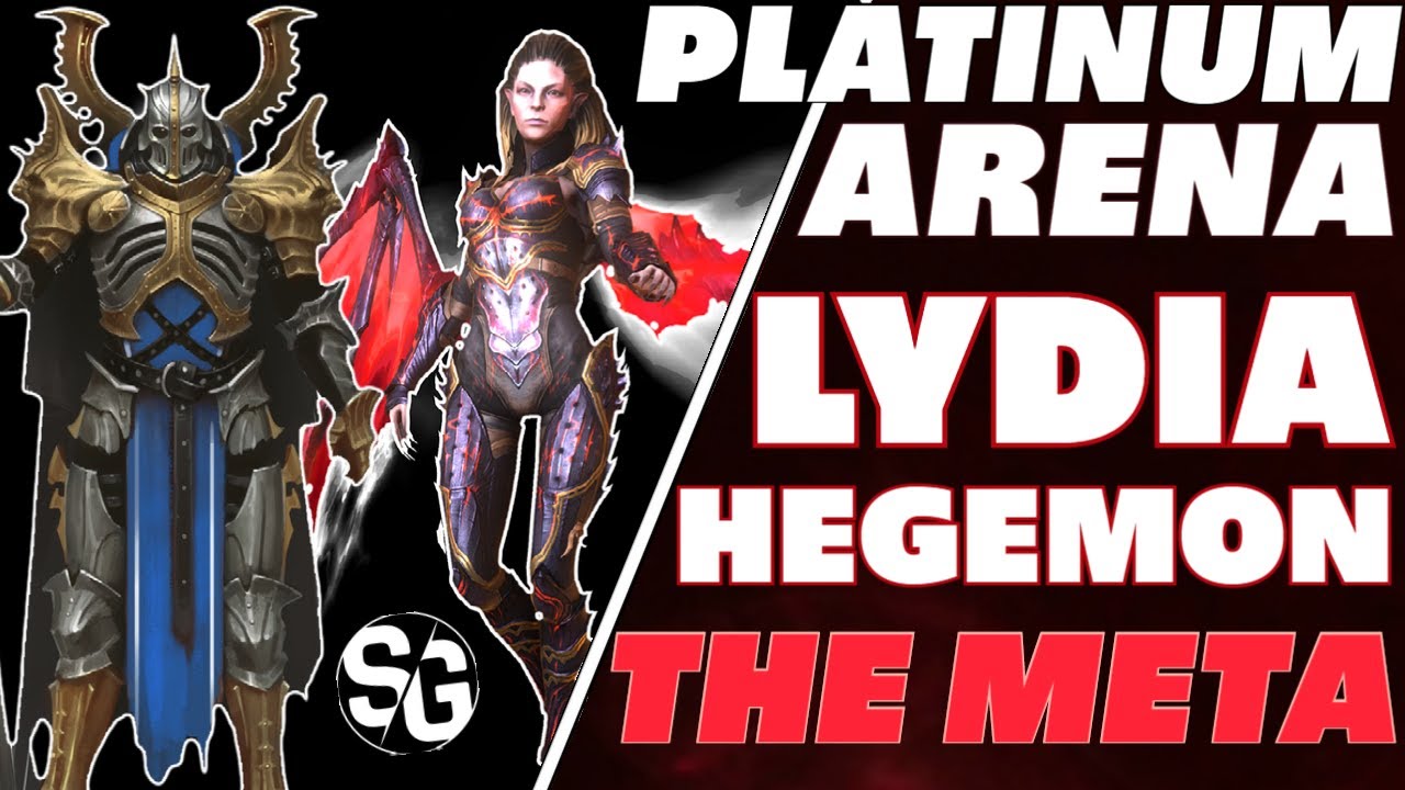 OP Lydia platinum arena w/ Hegemon! kek Raid Shadow Legends Lydia Arena ...