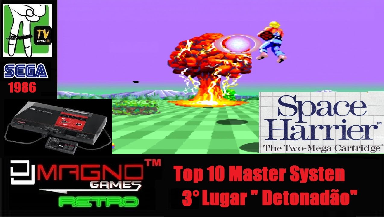 Space Harrier Sega© 1986 Top 10 Master System® Detonadão - YouTube