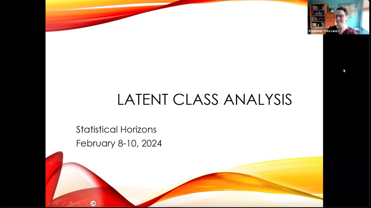 Latent Class Analysis: Learn Key Concepts with Stephanie Lanza ...