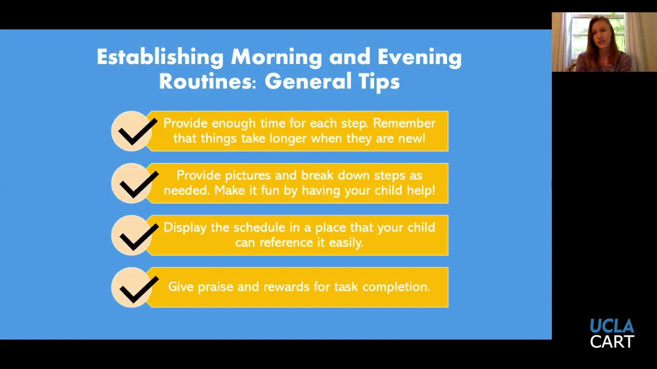 Setting Up Daily Routines - YouTube
