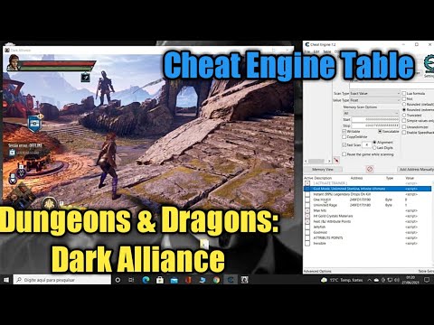 Dungeons and Dragons Dark Alliance Cheat Engine Table - YouTube