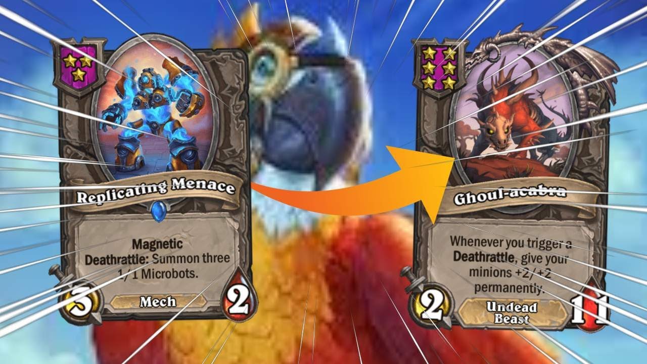 INSANE MECH DEATHRATTLE COMBO WITH GHOUL-ACABRA?! | Hearthstone ...