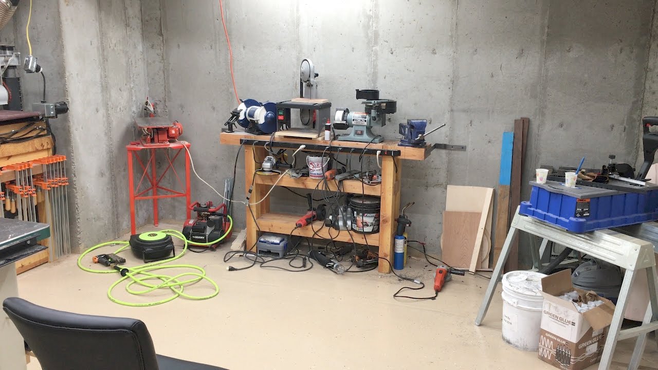 Metal Working Bench Re-Work - YouTube