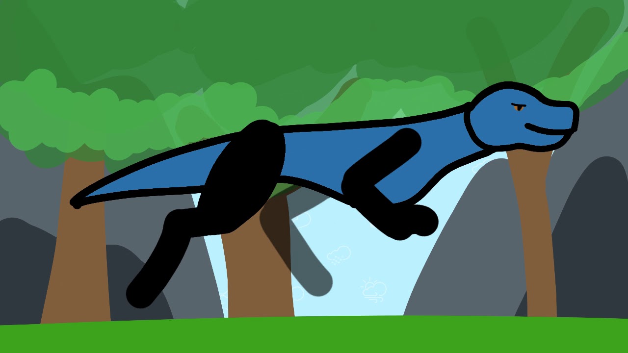 raptor run cycle - YouTube