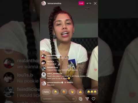 Sara Molina shows her feet for 15 seconds on ig live