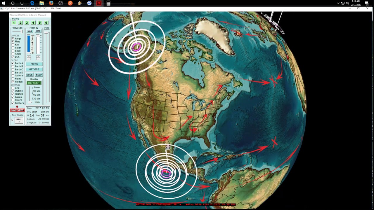 2/13/2017 -- Earthquake watch for North California -- Tahoe region M5.0 ...