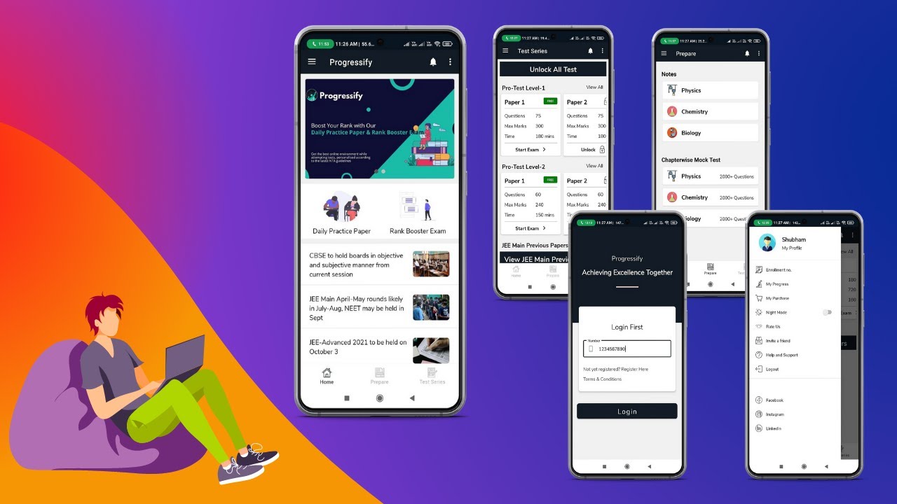 Test series app with payment gateway subscription system | Quiz app ...