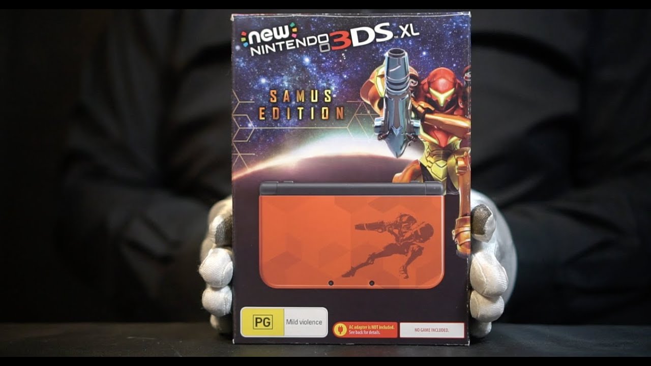 Nintendo New 3DS XL Samus Edition Console Unboxing - *The Masked Man ...