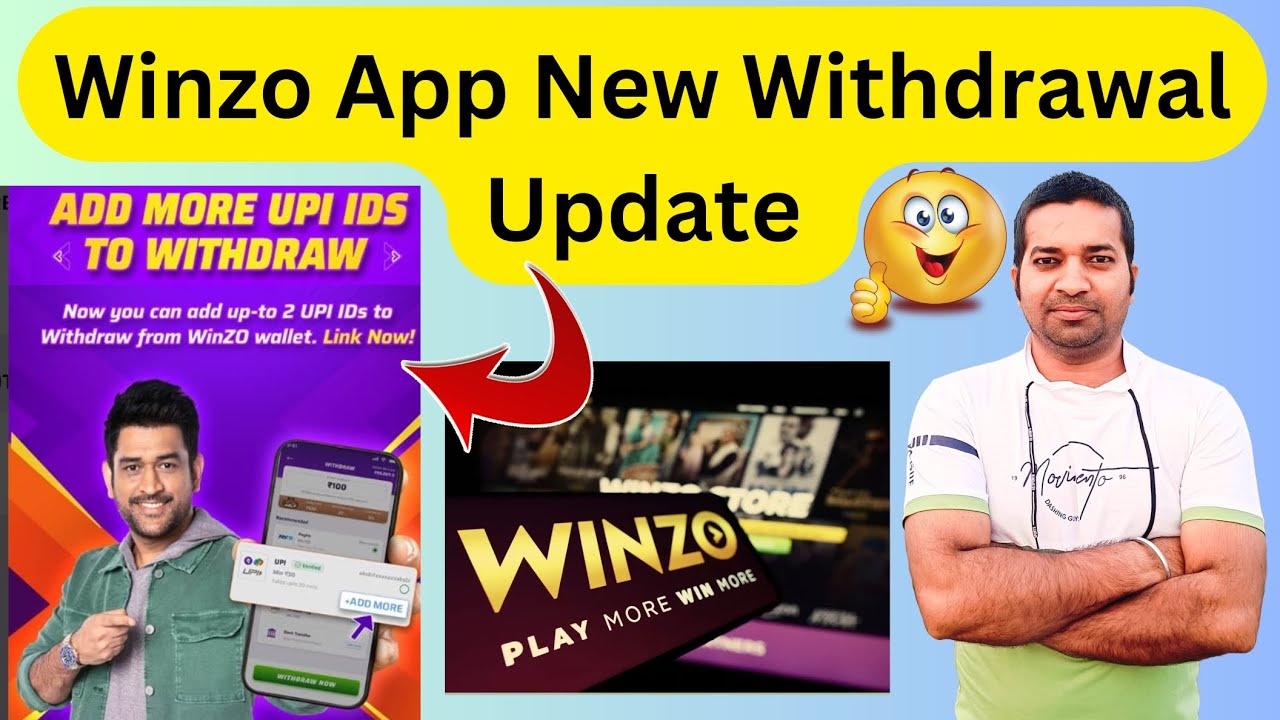 Winzo App New Withdrawal Update|| Winzo App UPI Withdraw|| Winzo App ...