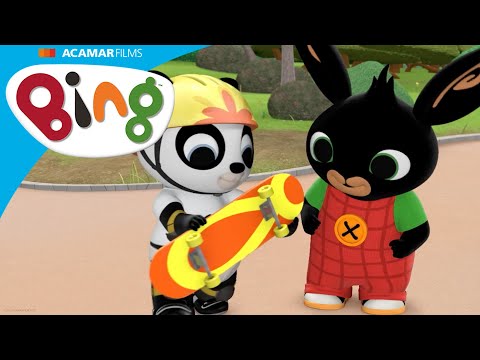 Bing en Pando zijn aan het skateboarden in het park!  | Bing Nederlands