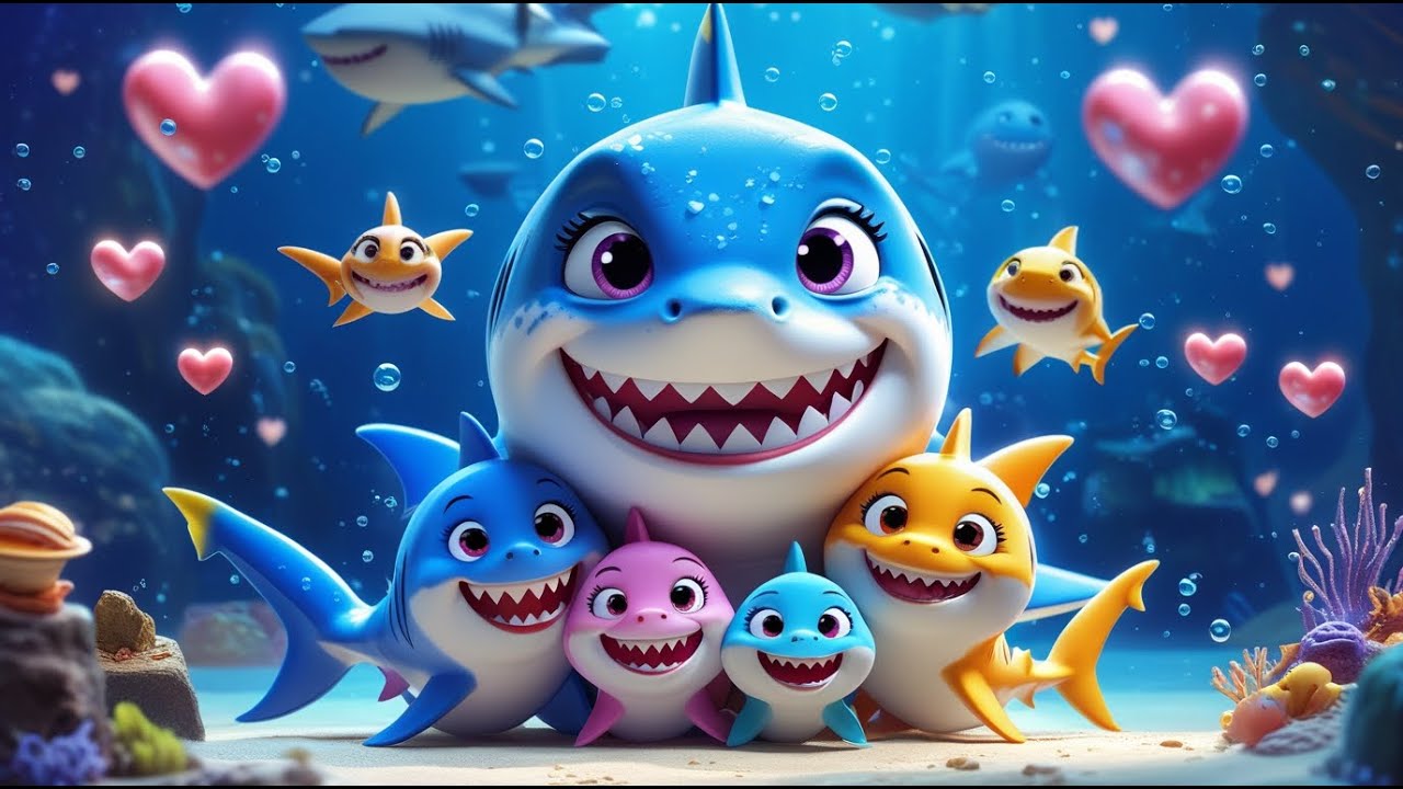Baby Shark & The Mini Crew 🦈 | Original Kids Song | Underwater ...