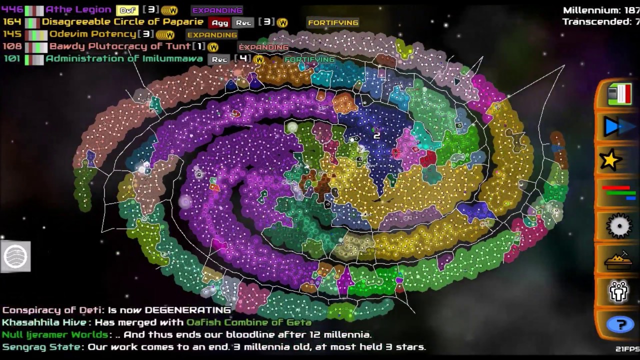 Galimulator Timelapse: Huge Spiral Galaxy - YouTube