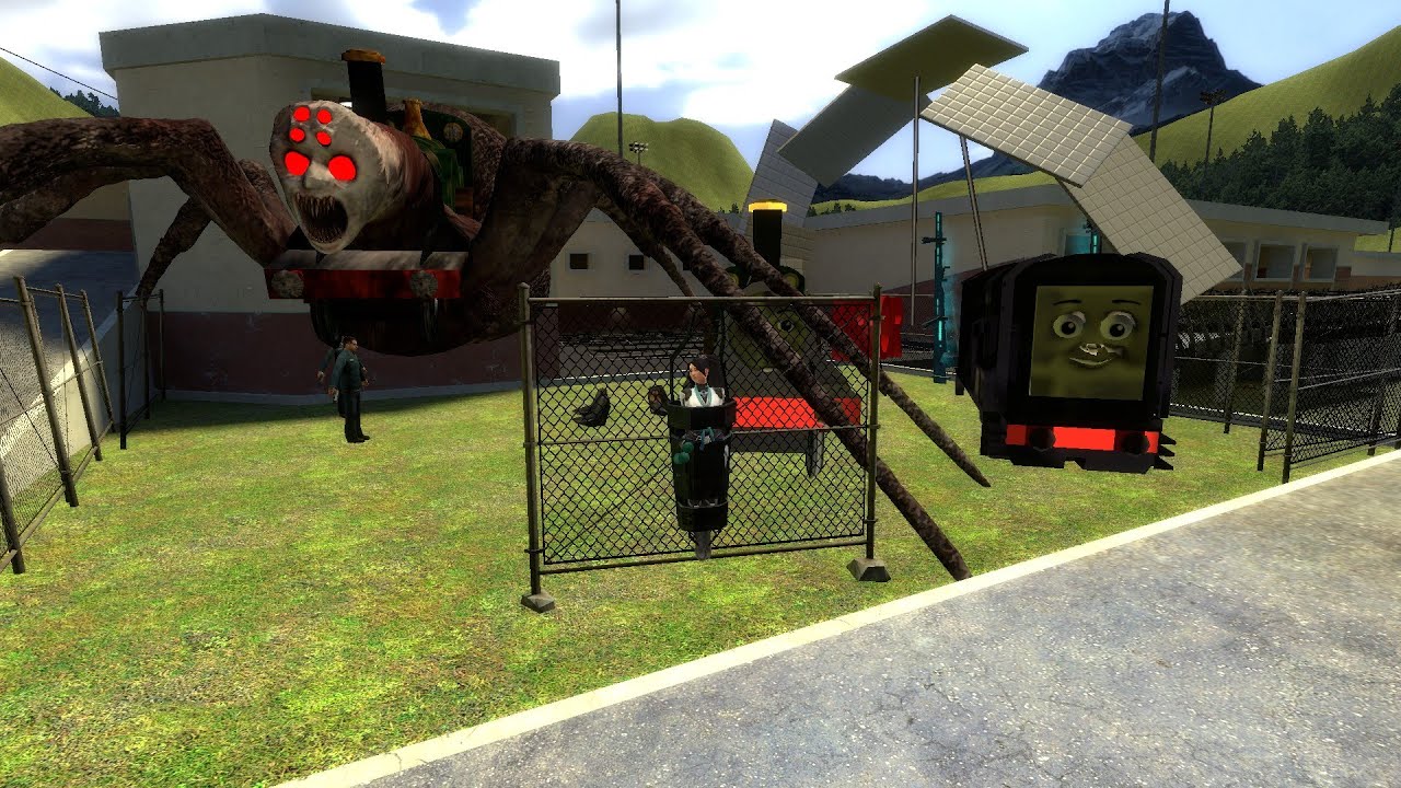 NEW CURSED TRAINS DIESEL AND EMILY IN GARRY'S MOD! (THOMAS AND FRIENDS ...