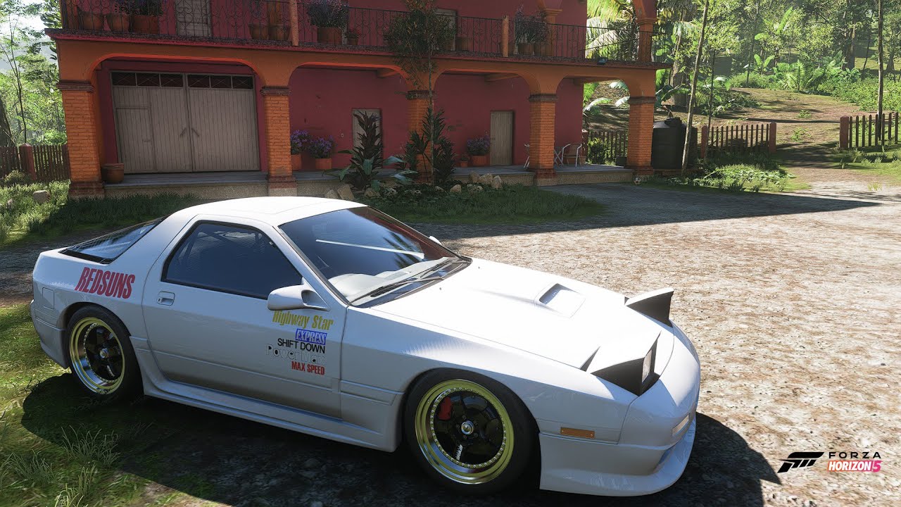 Mazda Savanna RX-7 1990|Forza Horizon 5|Steering Wheel Gameplay - YouTube