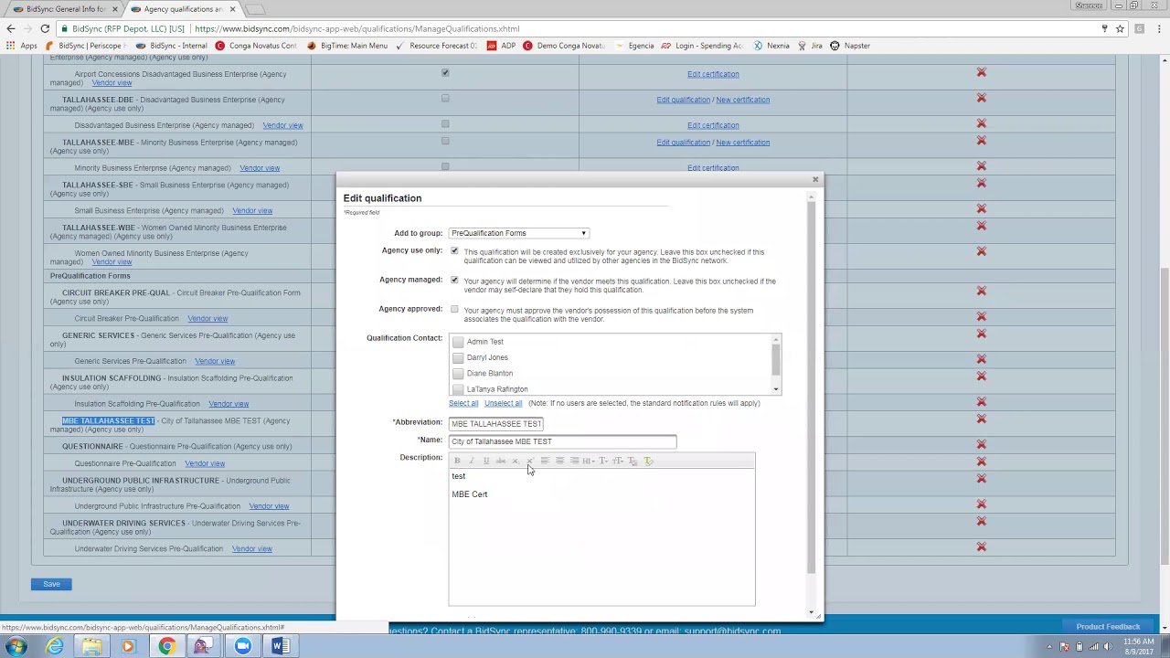 Qualification Admin Training - YouTube