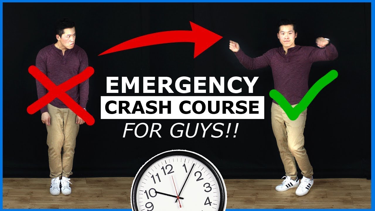 How To Dance Emergency Crash Course (FOR MEN) LEARN ASAP - YouTube