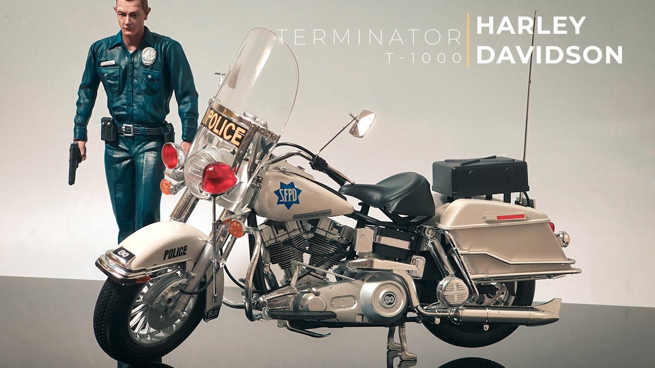 할리데이비슨 & 터미네이터 T1000 (1/10스케일) - YouTube