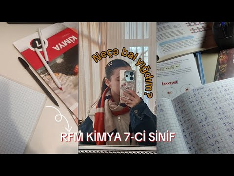 7-ci sinif RFM Kimya İmtahanı Vlogu🥹| Həyəcan və Stres | Necə keçdi? 🧪