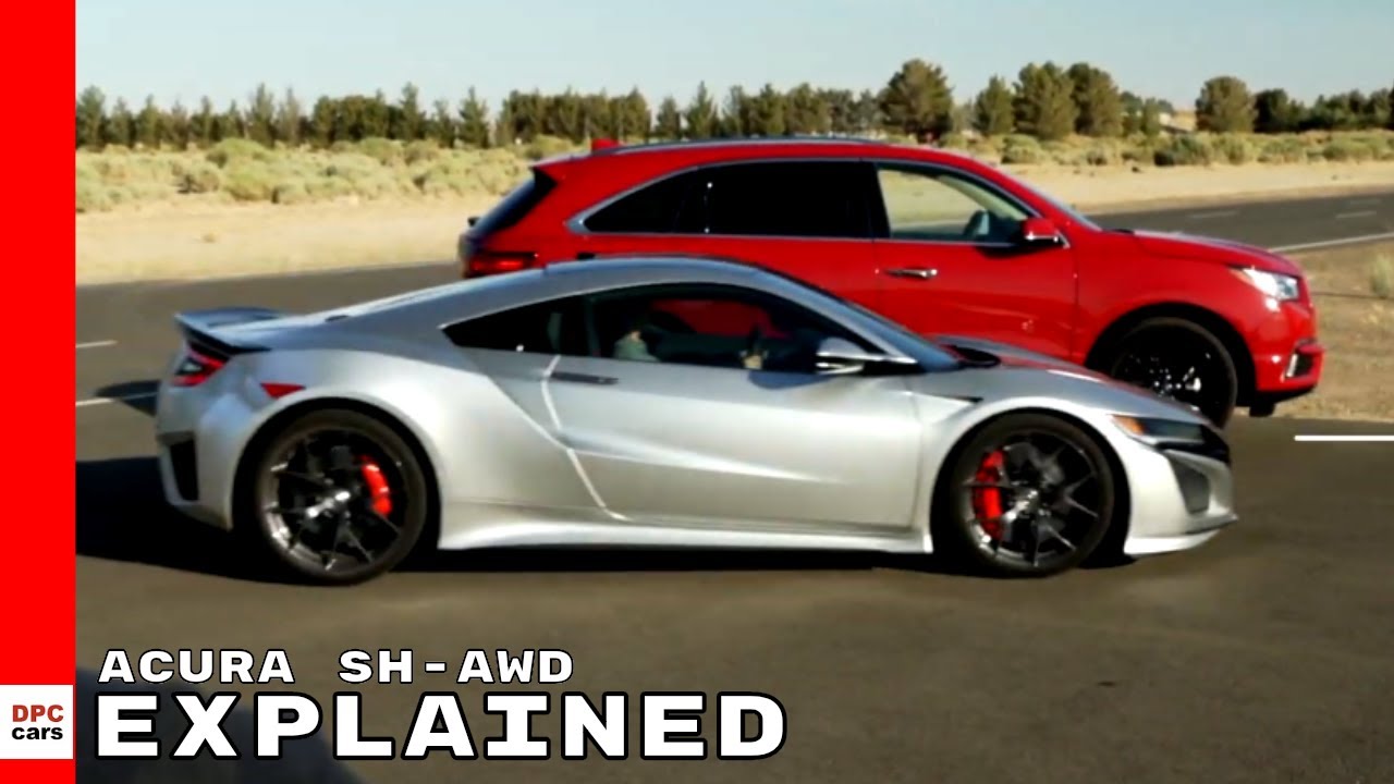 Acura Super Handling SH-AWD All-Wheel Drive Explained - YouTube