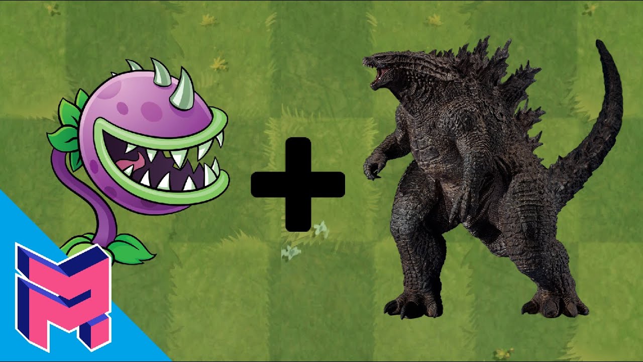 Godzilla + Chomper - Plants vs Zombies Animation - YouTube