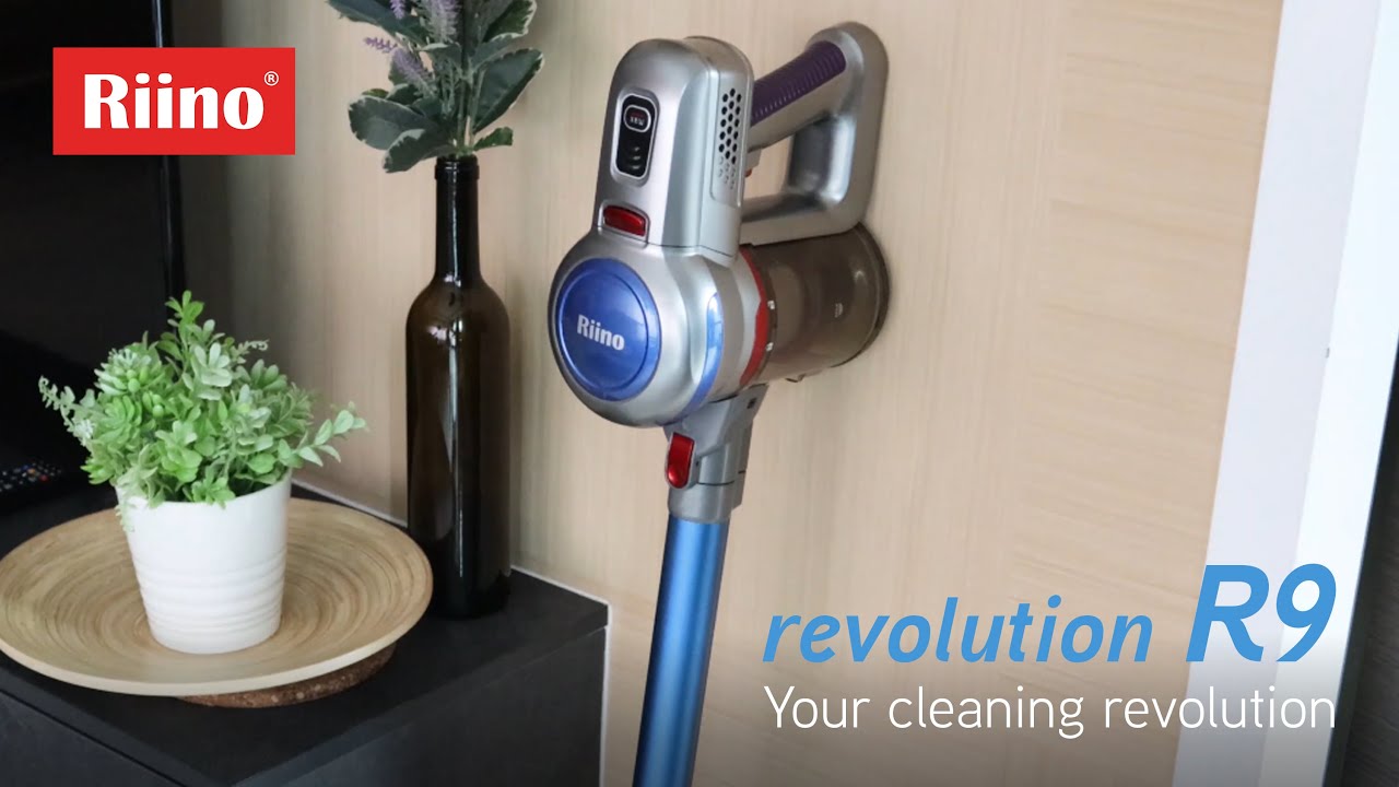 【NEW】Riino Revolution R9 Super Cyclone Cordless Vacuum Cleaner with ...