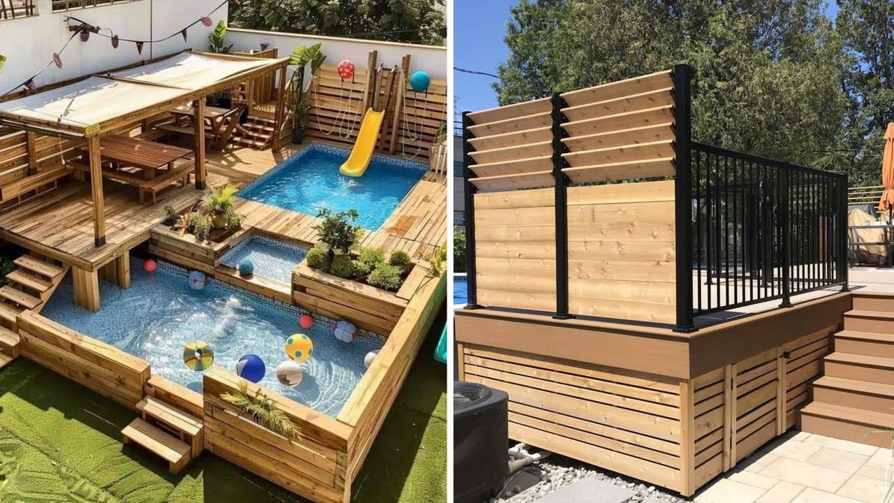 Above Ground pools with deck | Diy Pool Decks for Above Ground Pools ...