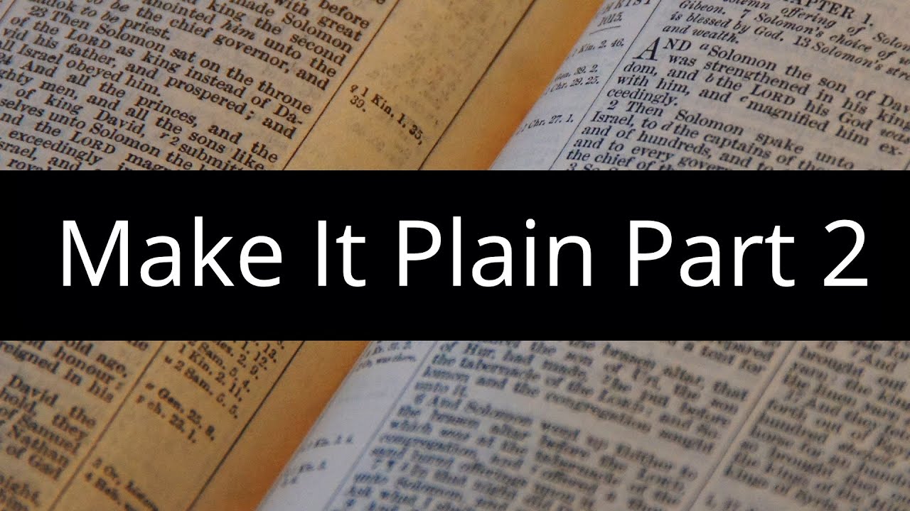 Write The Vision Make It Plain Bible Verse