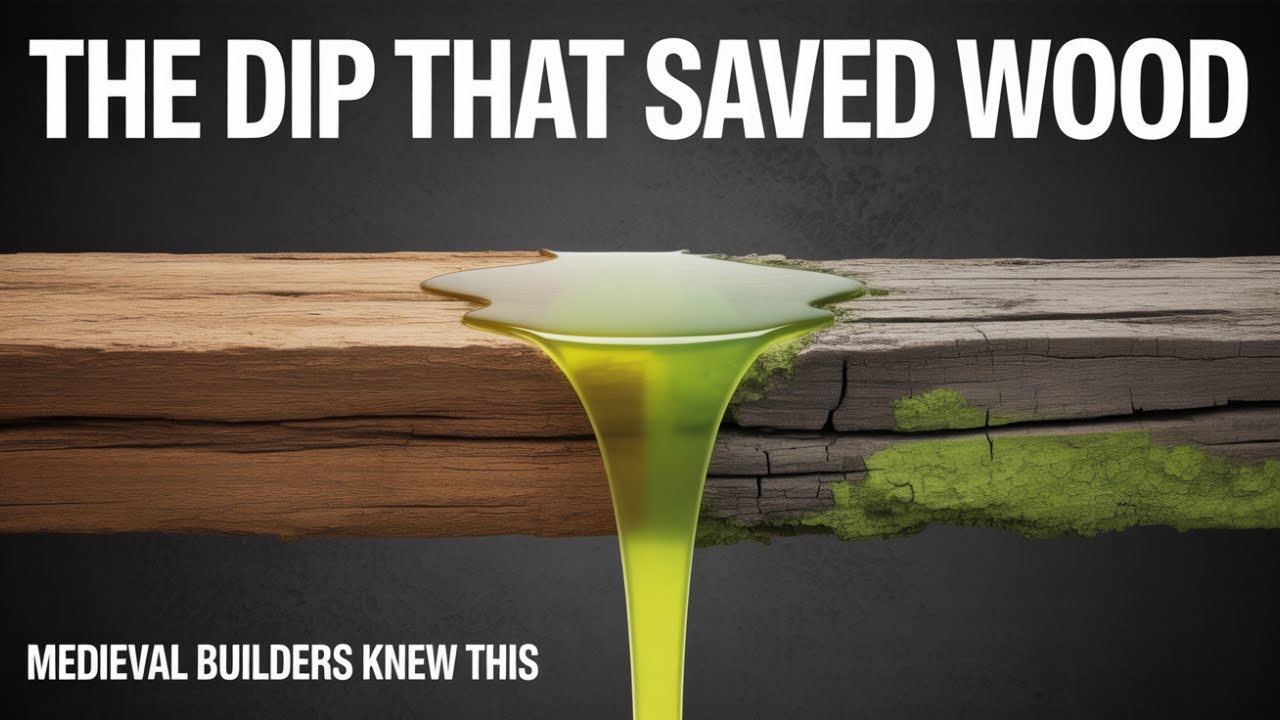 The Medieval Timber Dip That Stopped Mold - YouTube