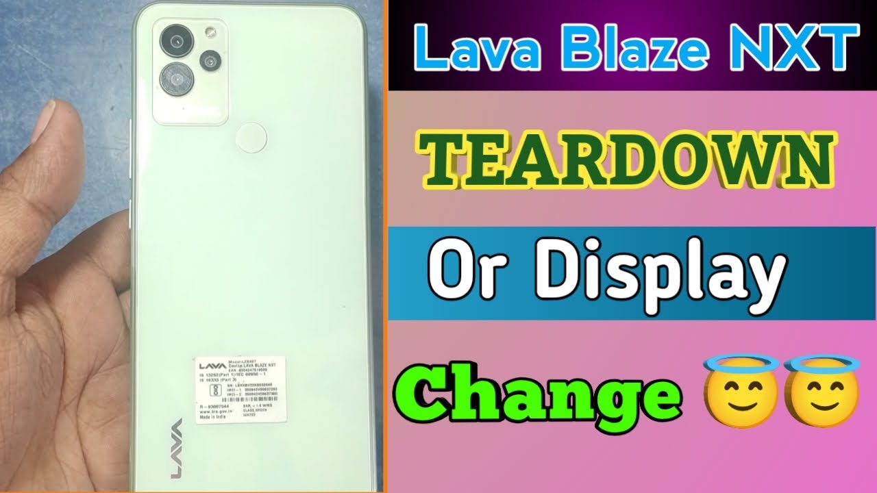 Lava Blaze NXT Full Disassembly | Lava blaze display change | How to ...