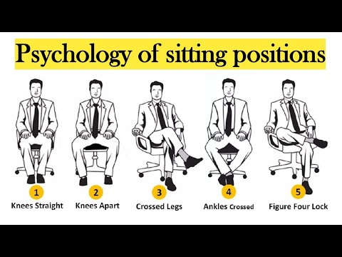 PSYCHOLOGY OF HUMAN SITTING POSITIONS - YouTube