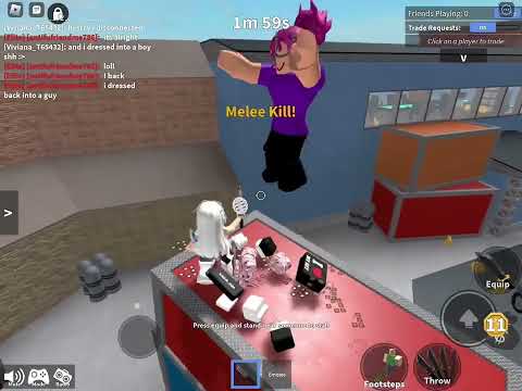 Playing MM2 as murderer || Lily Billy || - YouTube
