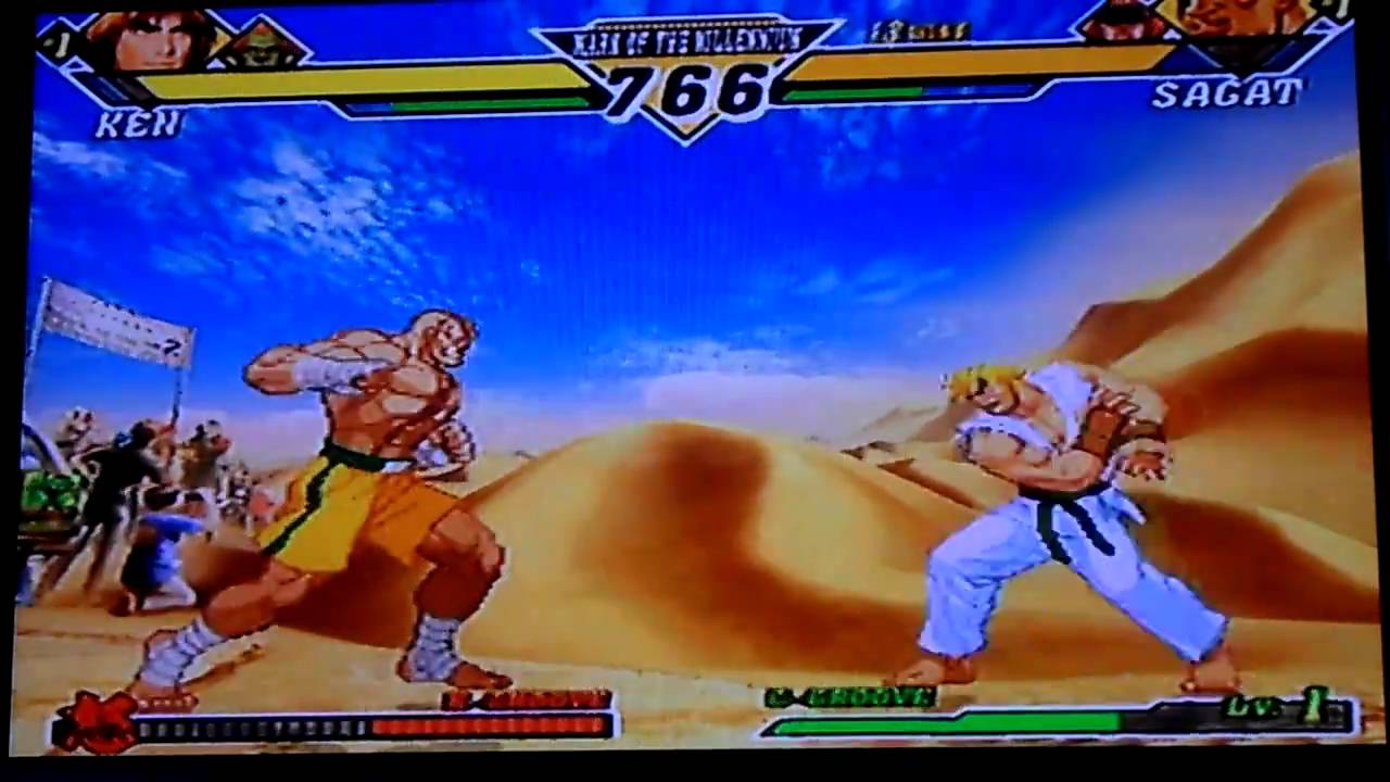 CVS2 Terry (Sagat, Ken, Blanka) vs Dennis (Blanka, Sagat, M.Bison ...