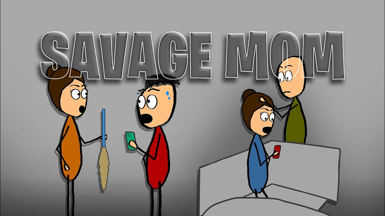 SAVAGE MOM😭😭 | FUNTOO ANIMATIONS #savage #viral - YouTube