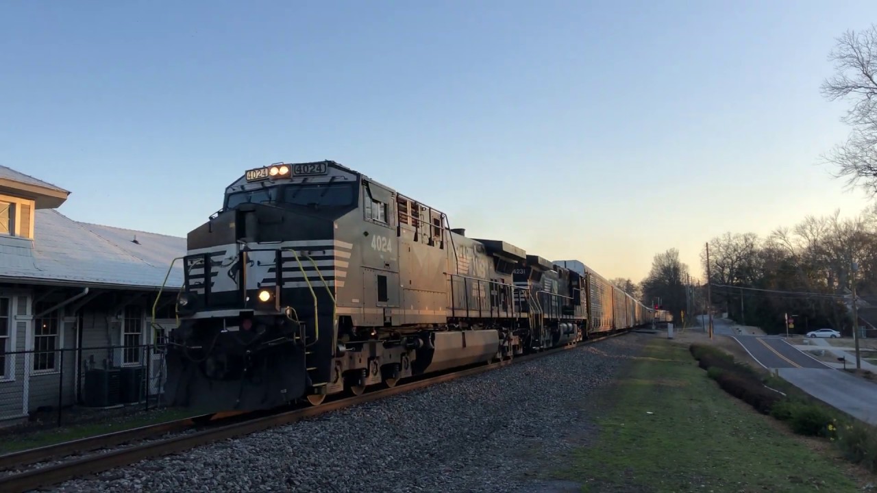 NS 4024 Leads NS 238 Thru Norcross, GA 2/21/20 - YouTube
