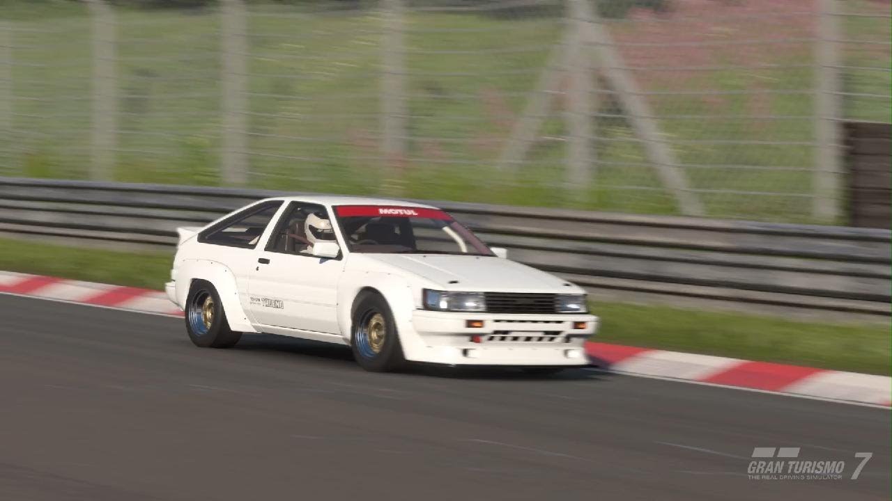 Gran Turismo 7 AE86 Levin Clean lap Nurburgring - YouTube